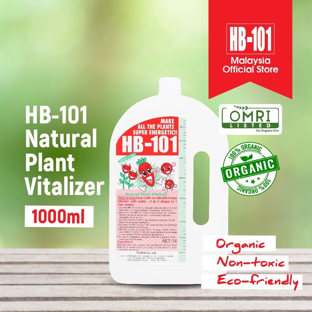 HB101 Liquid Organic Plant Vitalizer Fertilizer To Promote Flowering and Reduce Disease (1000 mL ...