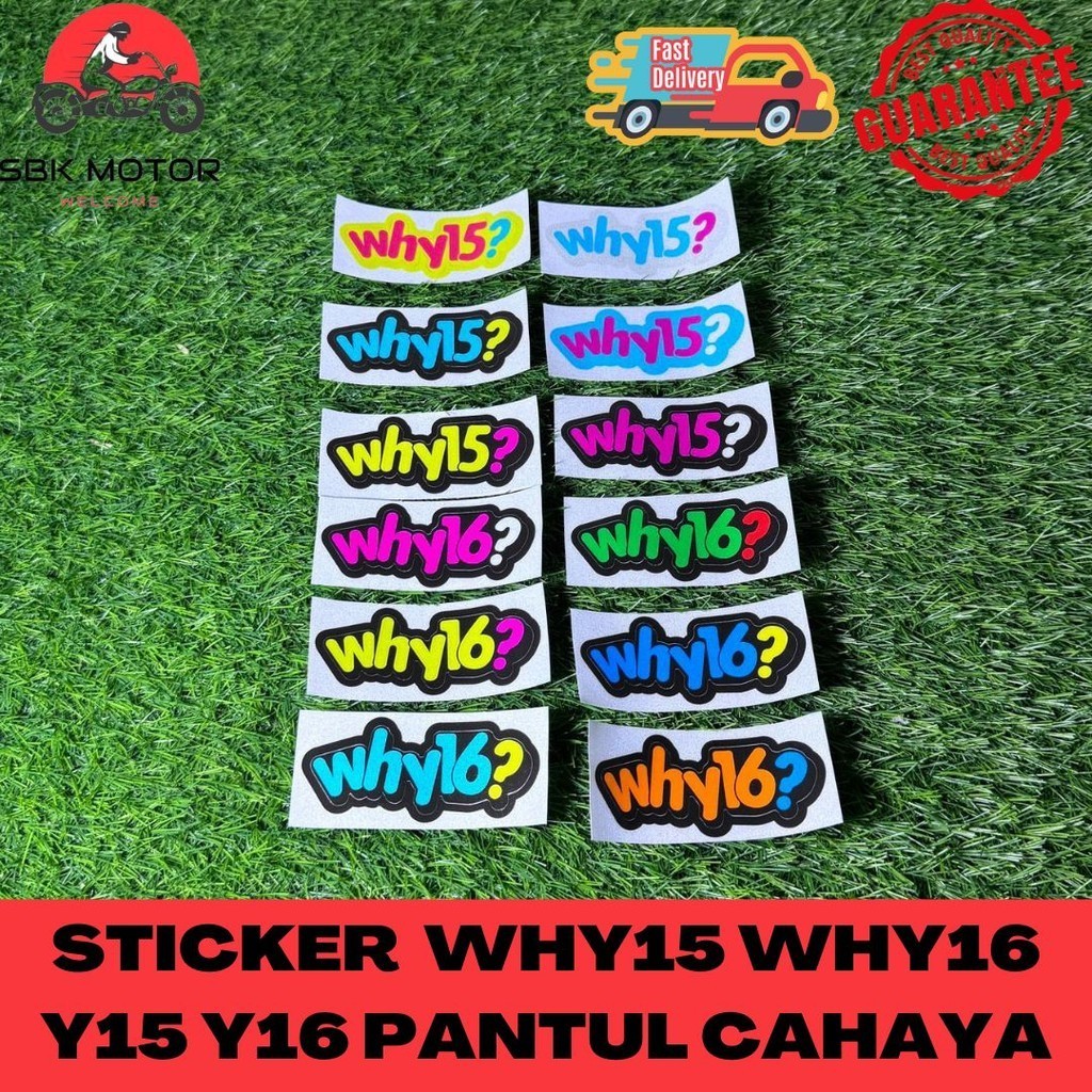 🔥【SBK MOTOR】Reflective Sticker Y15/Y16 | WHY15/WHY16 | High-Quality ...
