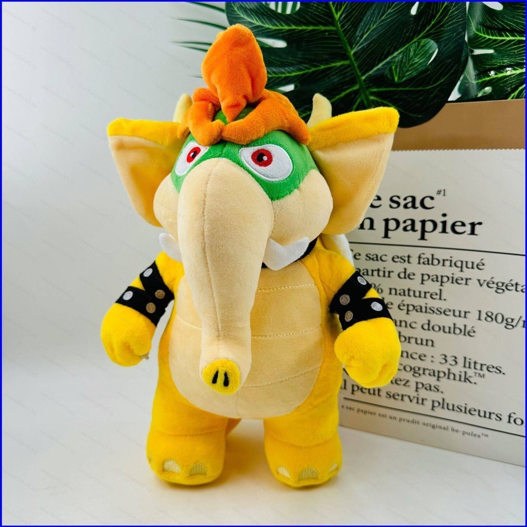 new5 32cm The Super Mario Bros Elephant Bowser Plush Dolls Gift For ...