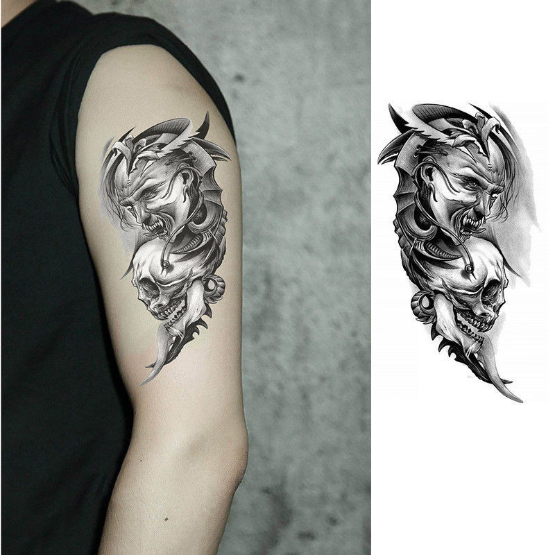 Social Men Women Waterproof Tattoo Stickers Simulation Tattoos Unique ...