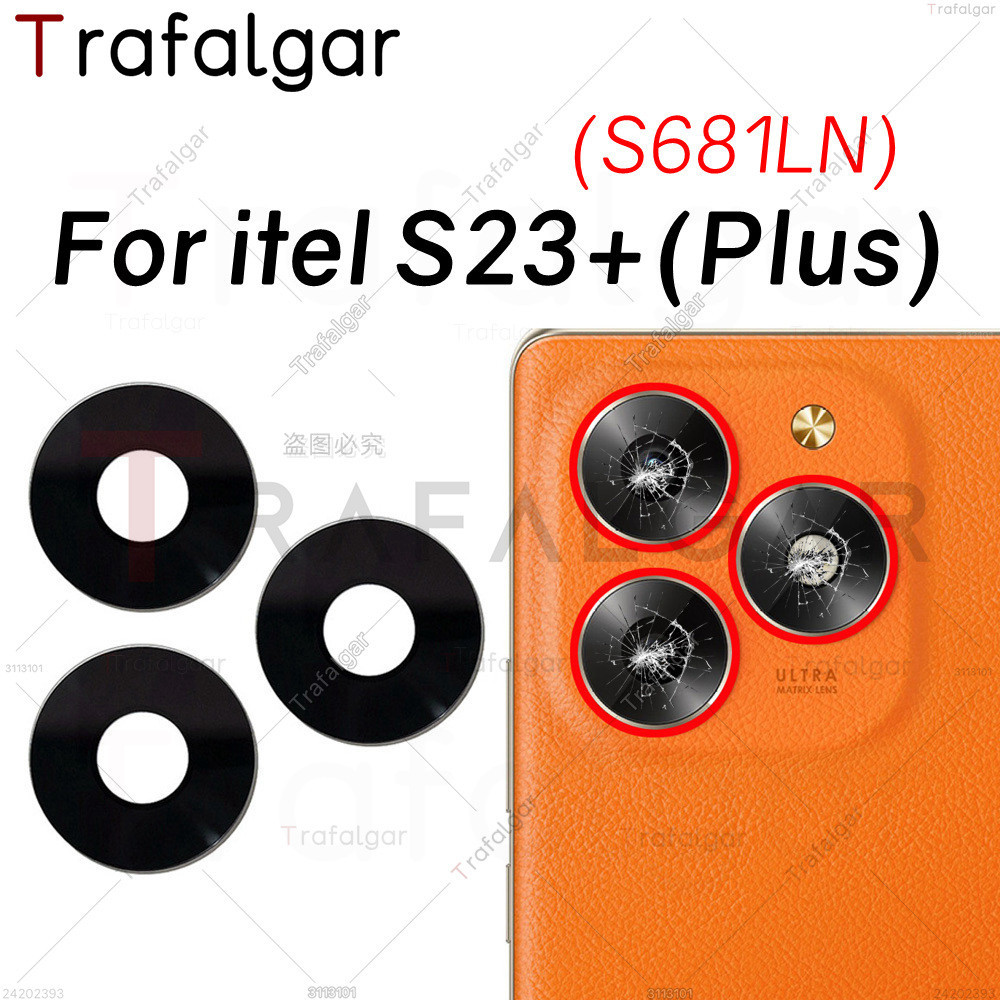 Rear Back Camera Glass Lens Cover For itel S23+ S681LN Replacement With ...