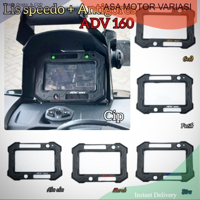 Adv 160 Motorcycle Rubber speedoMeter Anti-Scratch Sticker | Shopee ...