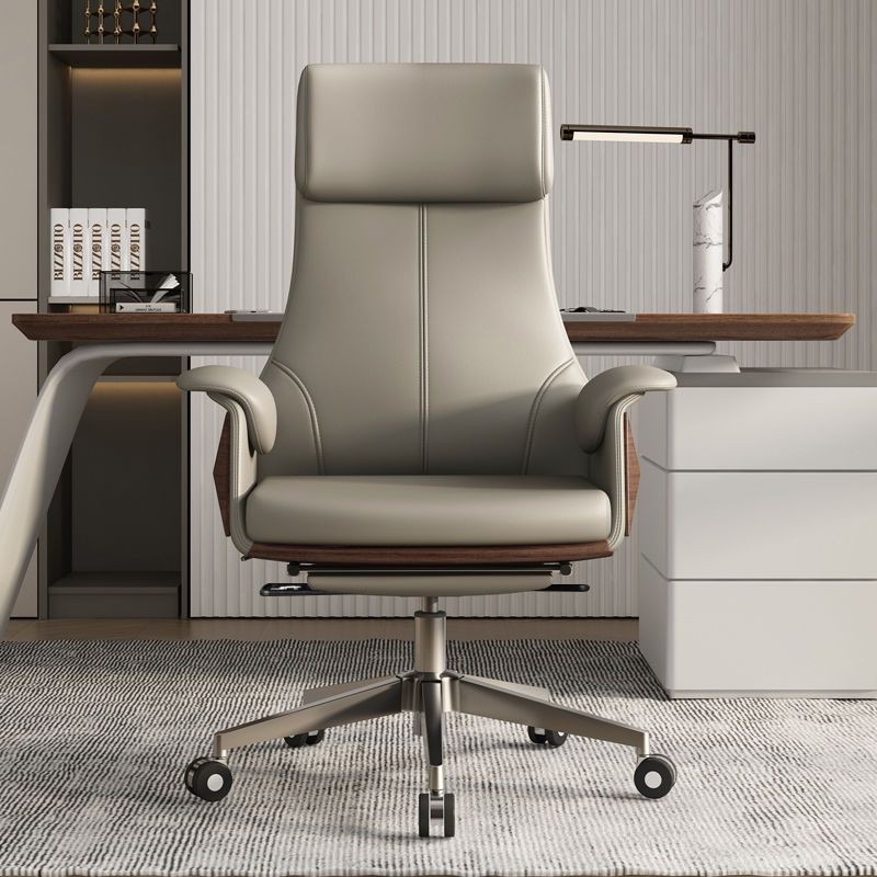 High-End Simple Executive Chair Leather Office Chair President Computer ...