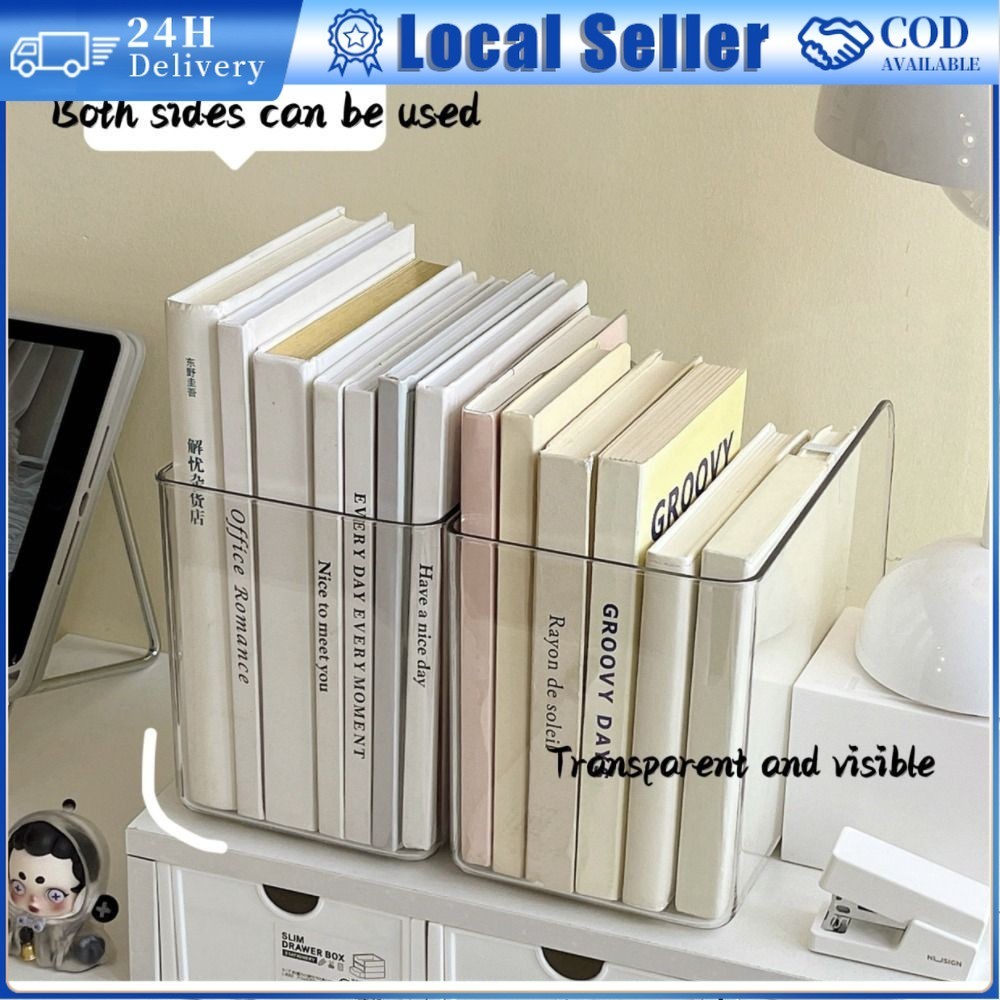 Transparent Book Stand U-shaped Bookshelf Simple Free Combination ...