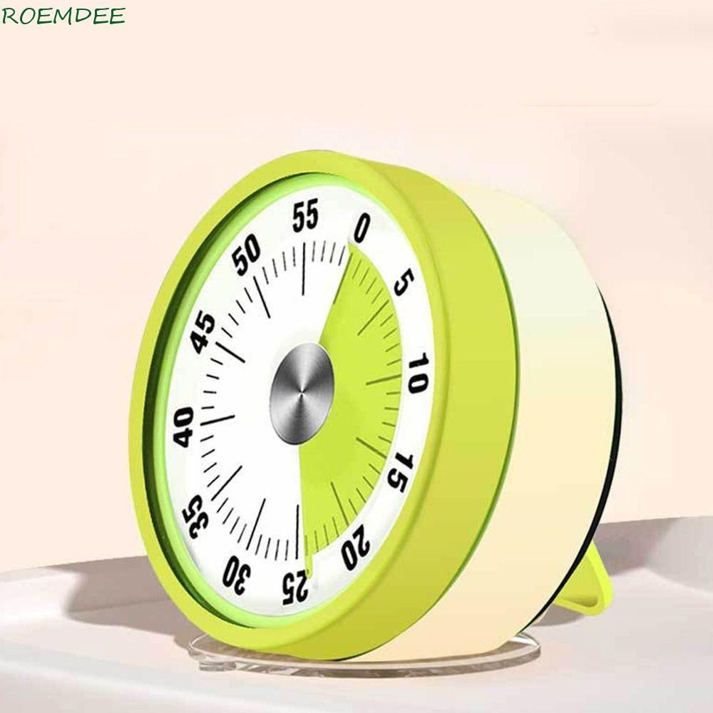 ROEMDEE 60-Minute Visual Timer, with Stand Stopwatch Alarm Clock Mechanical Timer, Mini Magnet ...