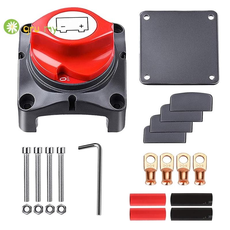 12V 24V 48V Battery Disconnect Switch, RV Master Isolator Cut Off ...