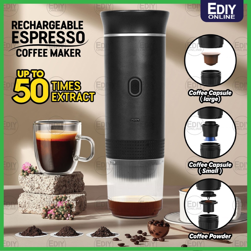 3-in-1 Wireless Coffee Machine Maker Electric Capsule Espresso Ground ...