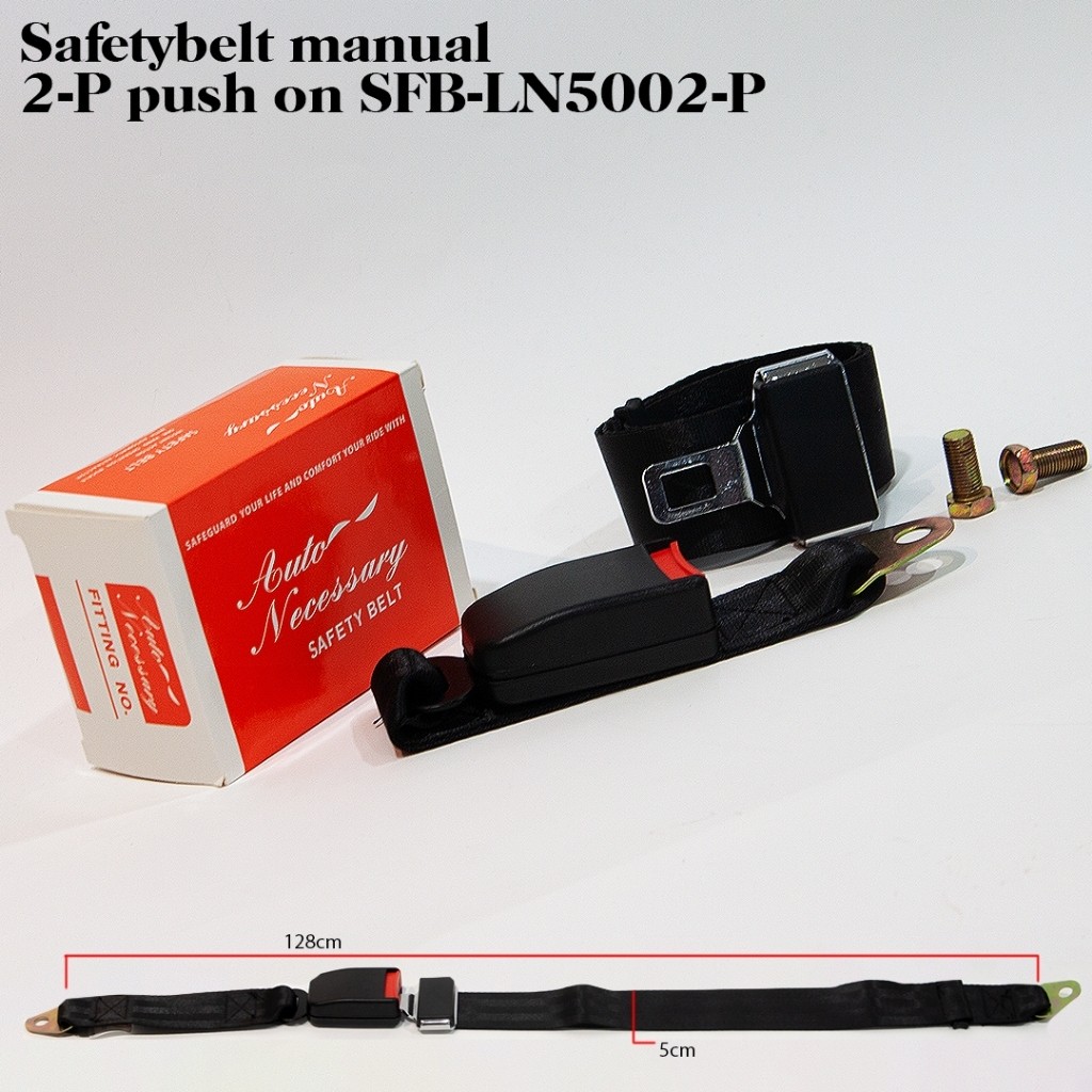 Safety Belt Seat / Universal 2 Point Semi-Automatic Seat Belt | Shopee ...