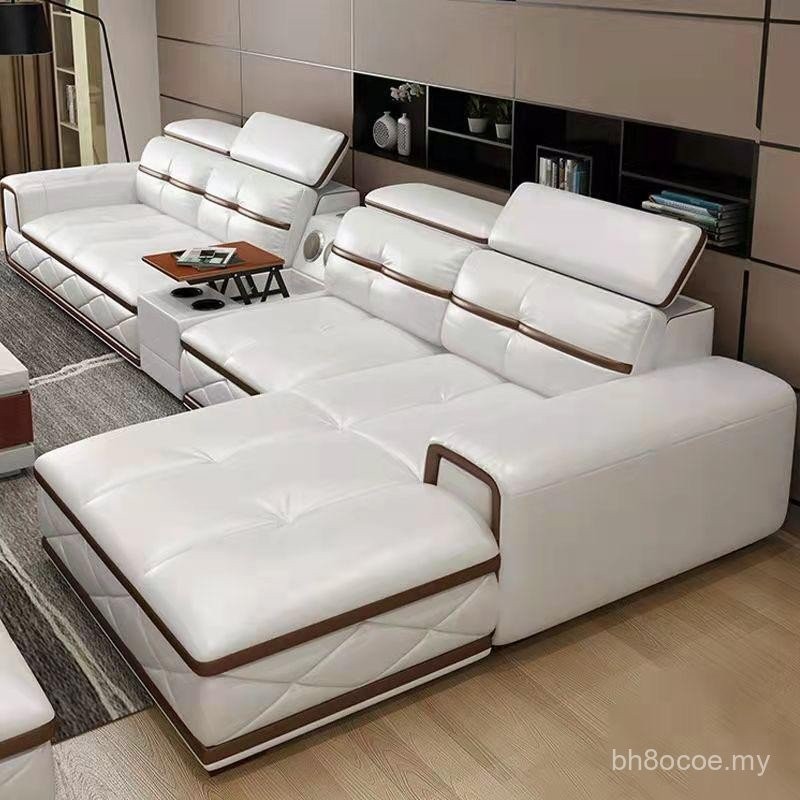 Jualan langsung kilang sofa seni kulit moden dan sederhana pangsapuri ...