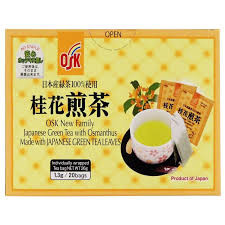 (Halal) OSK Japanese Tea Osmanthus Made With Japanese Green Tea Leaves (1.3gX20Bags) | Shopee ...