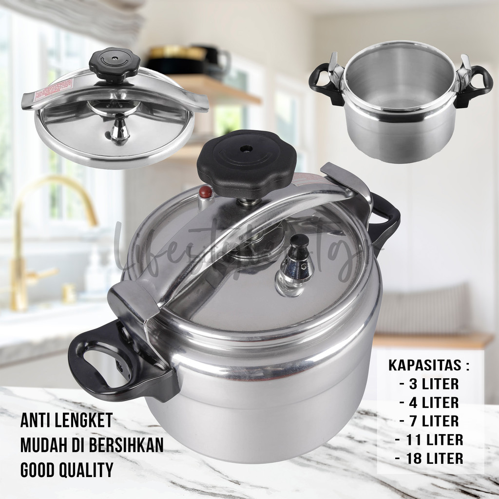 Double Circle Pressure Cooker Pressure Cooker - Non-Stick & Anti-Rust ...