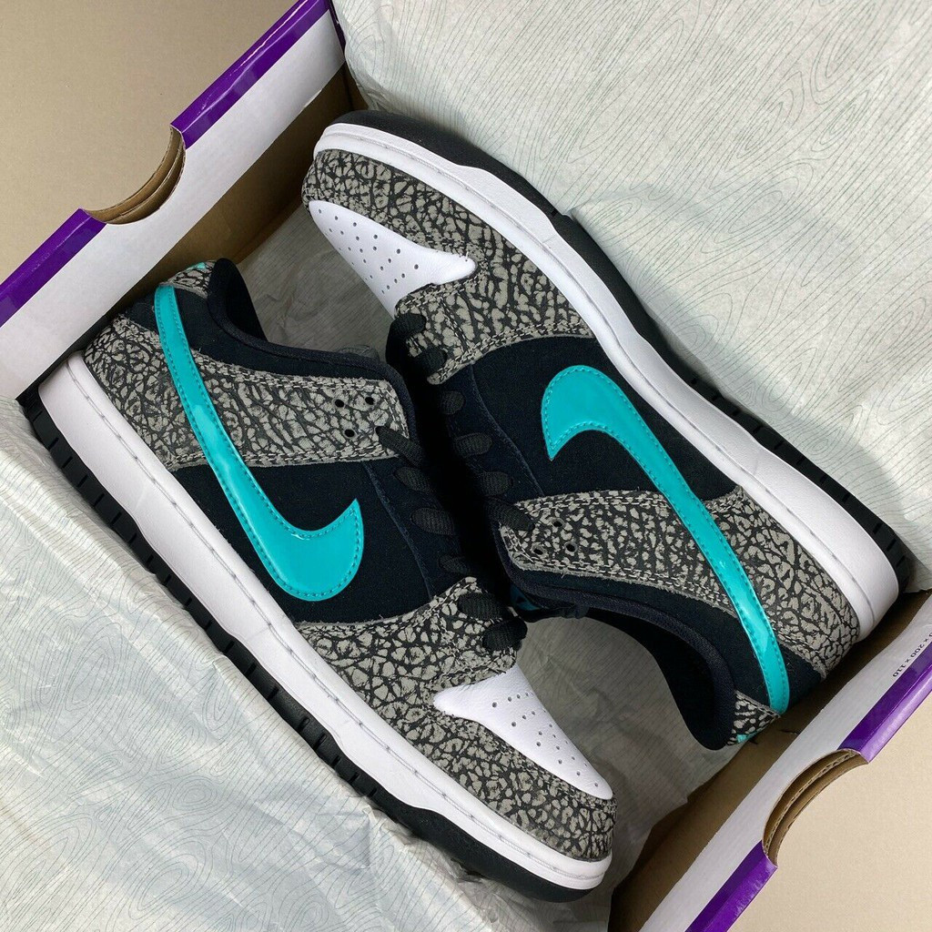 Ready stock Nike SB Dunk Low Pro “Atmos elephant” sneakers BQ6817-009 ...