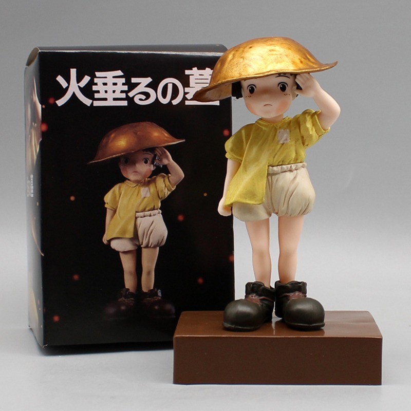 JAMXUN 14cm Setsuko Figures Anime Tombstone For Fireflies Hotaru No ...