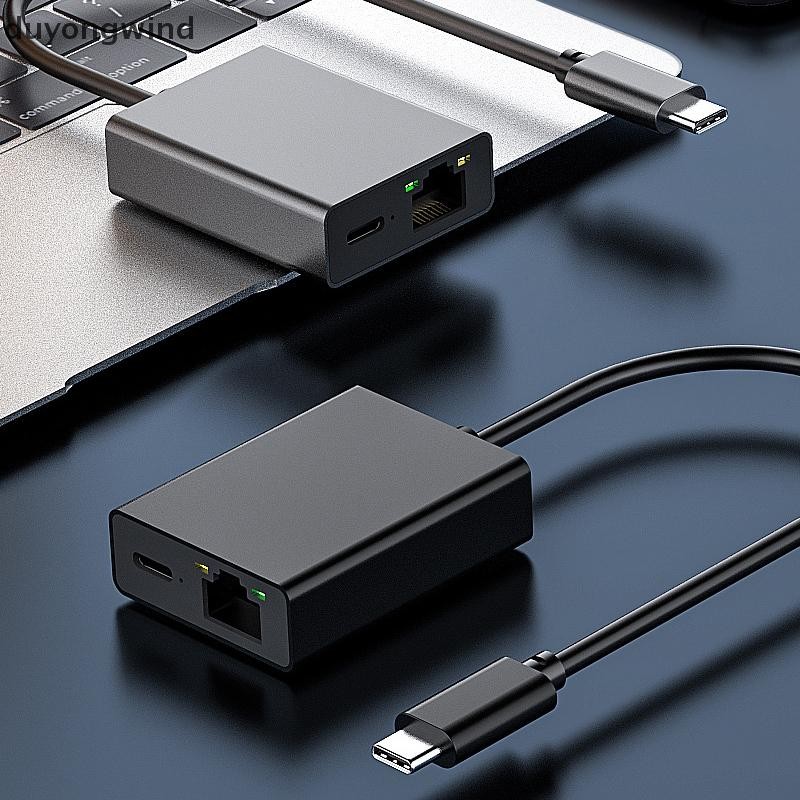 (duyongwind) 1000Mbps Type-C To RJ45 Internet Cable Plug And Play USB ...