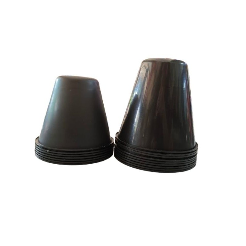 100pcs Cawan Susu Getah Plastik Tebal Kualiti baik | Shopee Malaysia