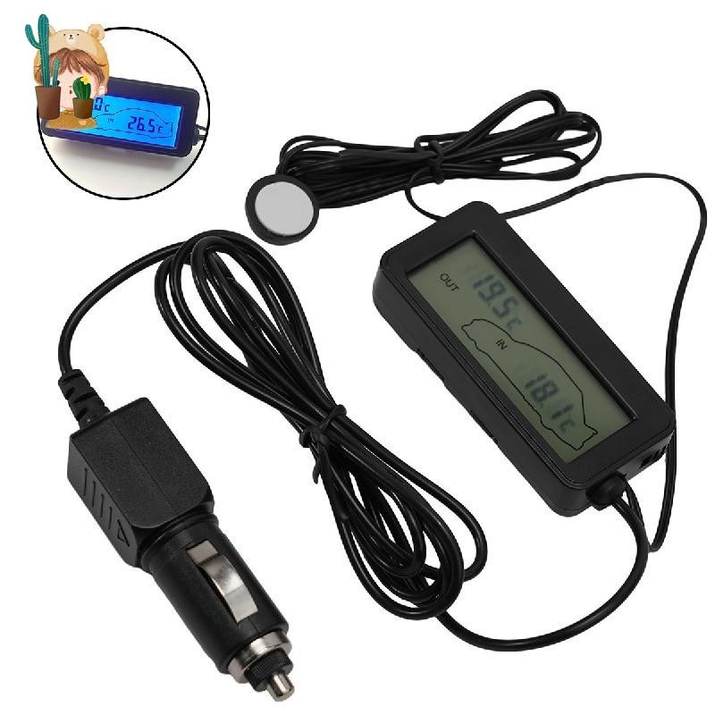 Car Indoor Outdoor Thermometer 12V Car Indoor Outdoor Thermometer Car ...
