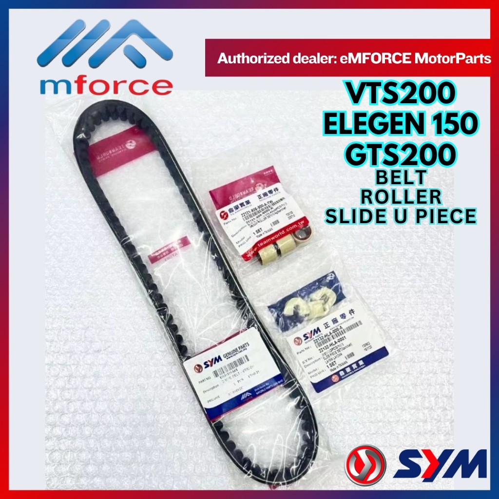 SYM VTS200 VTS 200 ELEGAN-150 GTS200 BELT BELTING TIMING BELT ROLLER ...