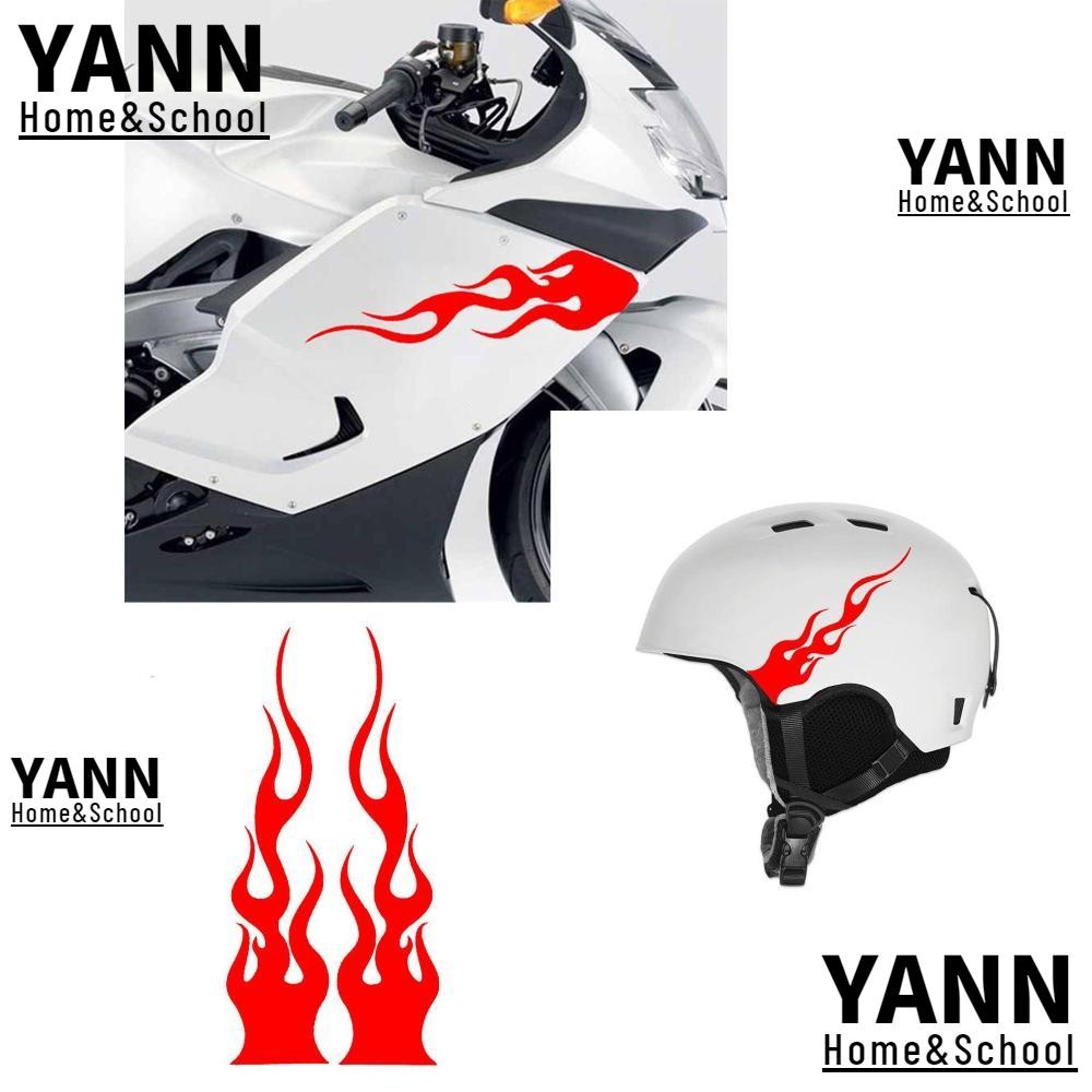 YANN Car Sticker Scratch Sticker Helmet Flame Waterproof | Shopee Malaysia