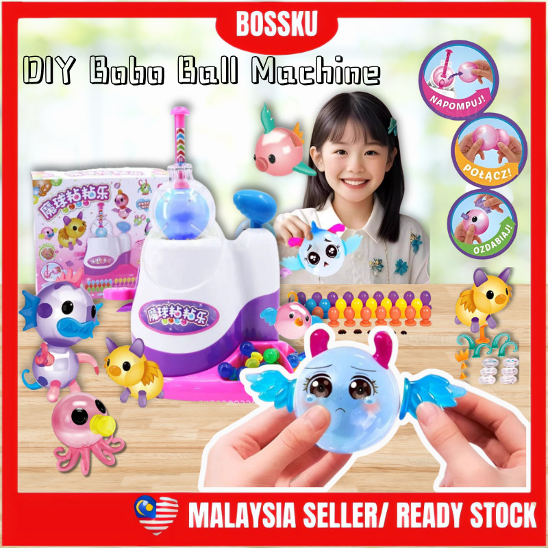 Magic Bobo Ball Machine DIY Sticky Balloon Bubble Machine Diy Bobo Hadiar Budak Buatan Tangan ...