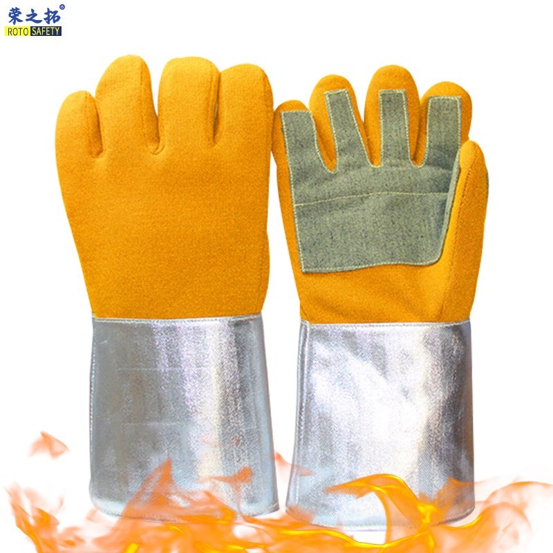 Sarung Tangan Tahan Suhu Tinggi Industri 1000 Darjah Tahan Haba Kalis ...