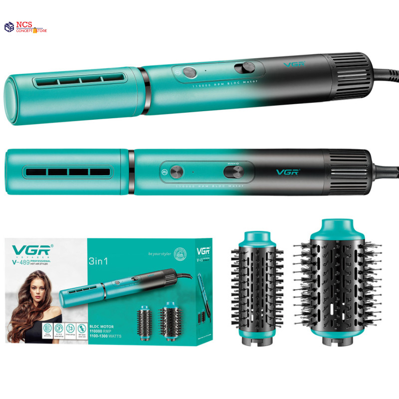 VGR V-489 Heating Brush 1100/1300W DC Motor | Shopee Malaysia