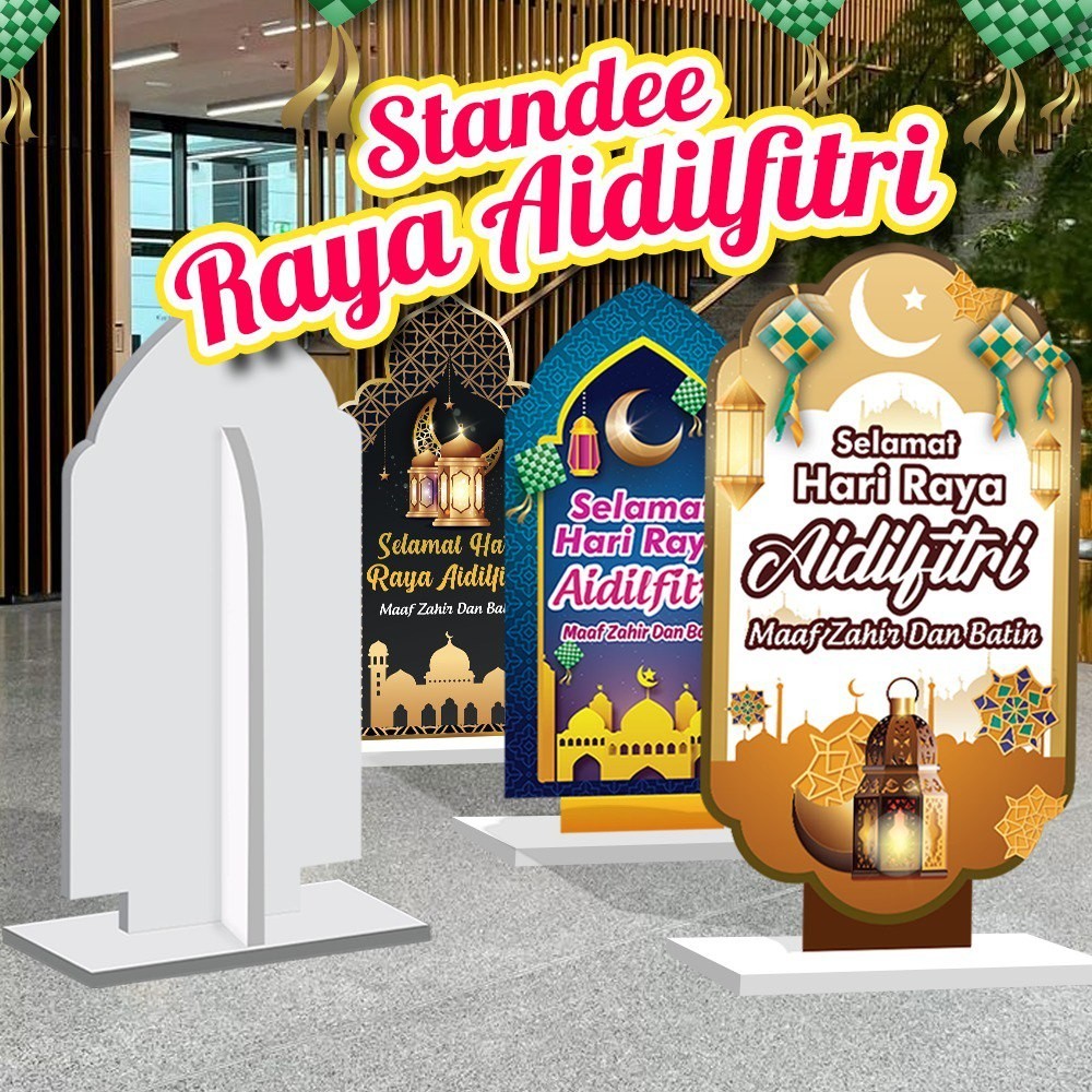 Raya standee for home party decoration papan dekorasi hari raya ...