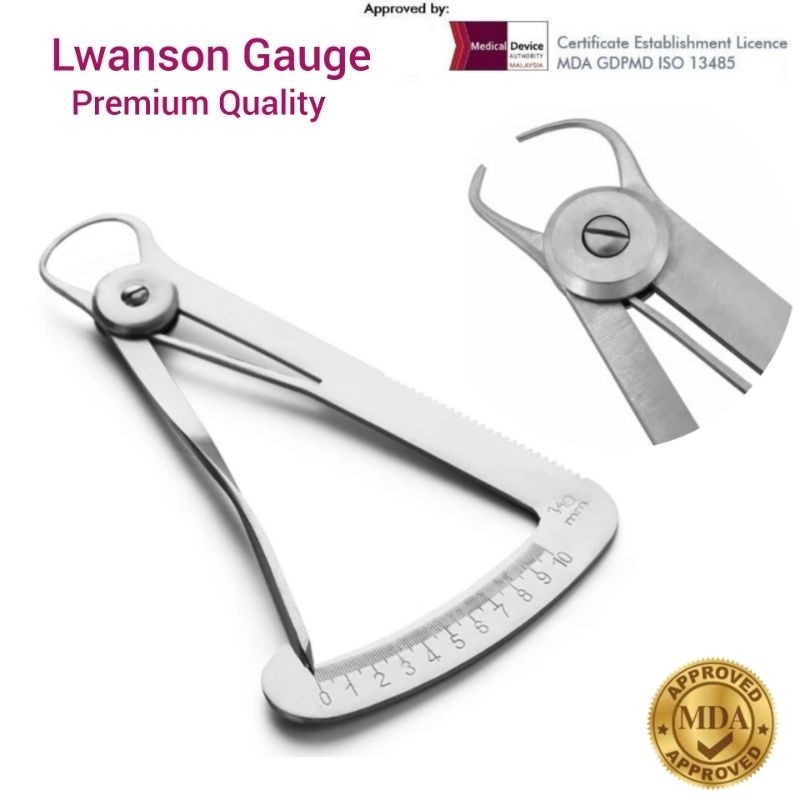 Dental Lwanson Gauge Measuring Crown Spring Caliper | Stainless Steel ...