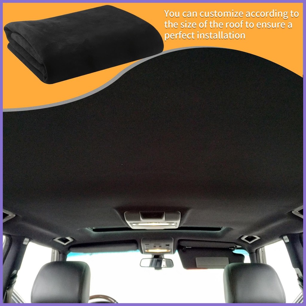 Headliner Fabric Black Foam Backing Head Liners Fabric Vehicle ...