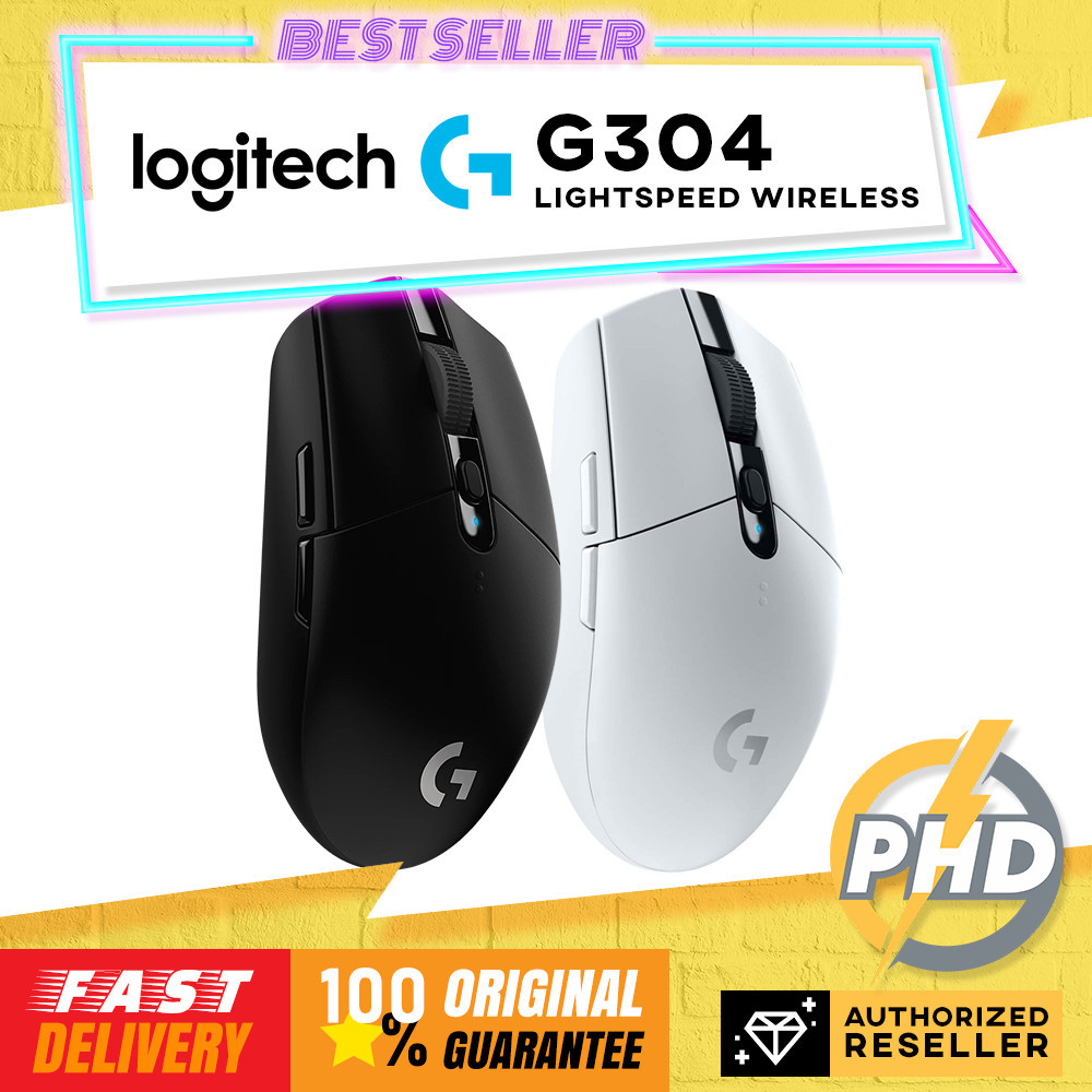 Logitech G304 Lightspeed Wireless Gaming Mouse | HERO Sensor | | Shopee ...