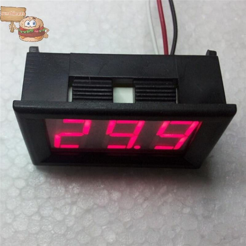 sun Mini voltmeter tester Digital voltage test battery DC 0-30V red ...