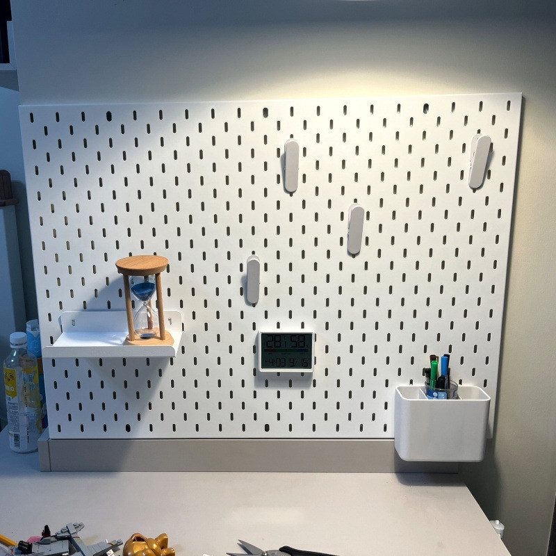 Perforation-free Hole Board Magnetic Desktop Wall Hole Board Vertical ...