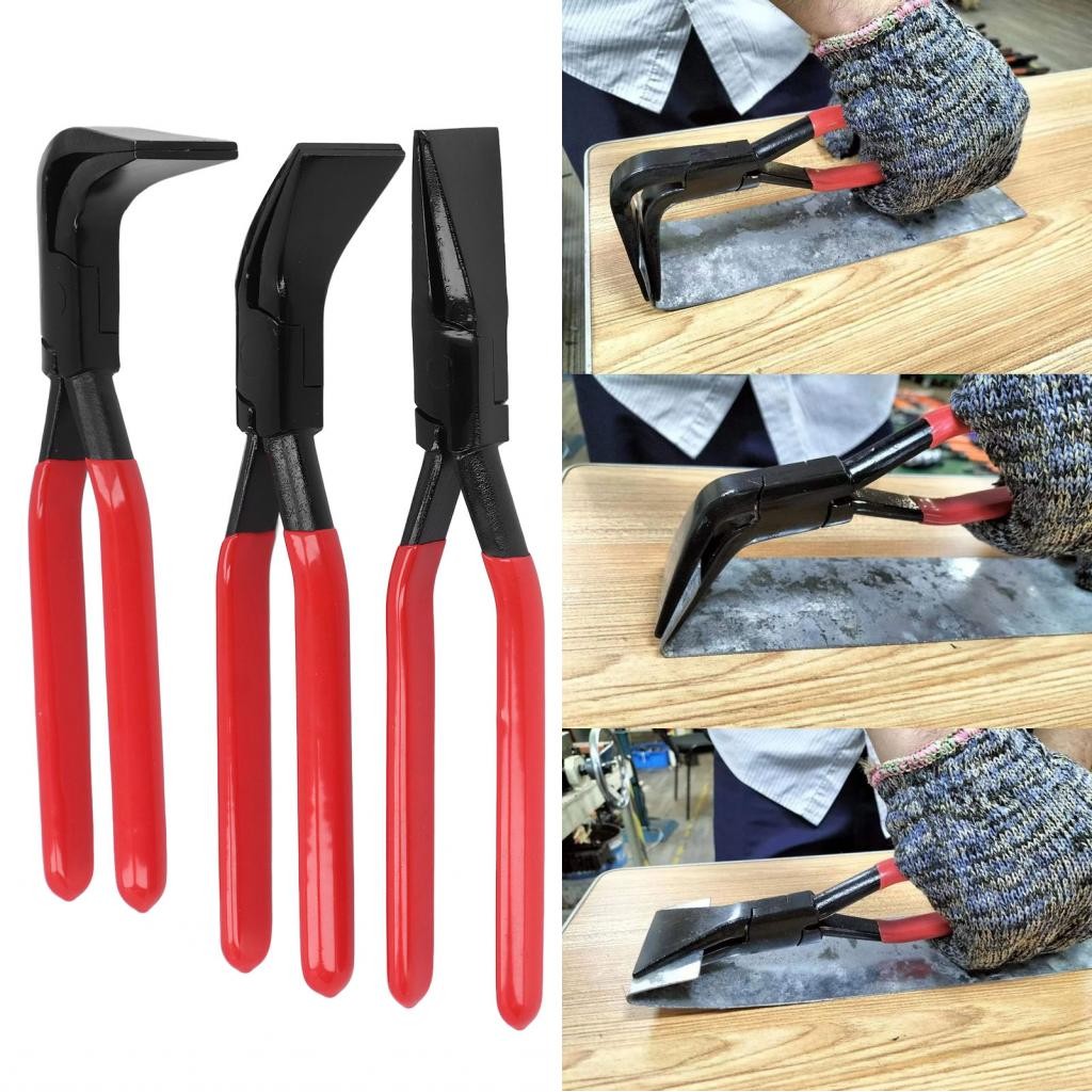 Legendtop Generic Hand Seamers Sheet Metal Tools 3 Piece Straight 45 ...