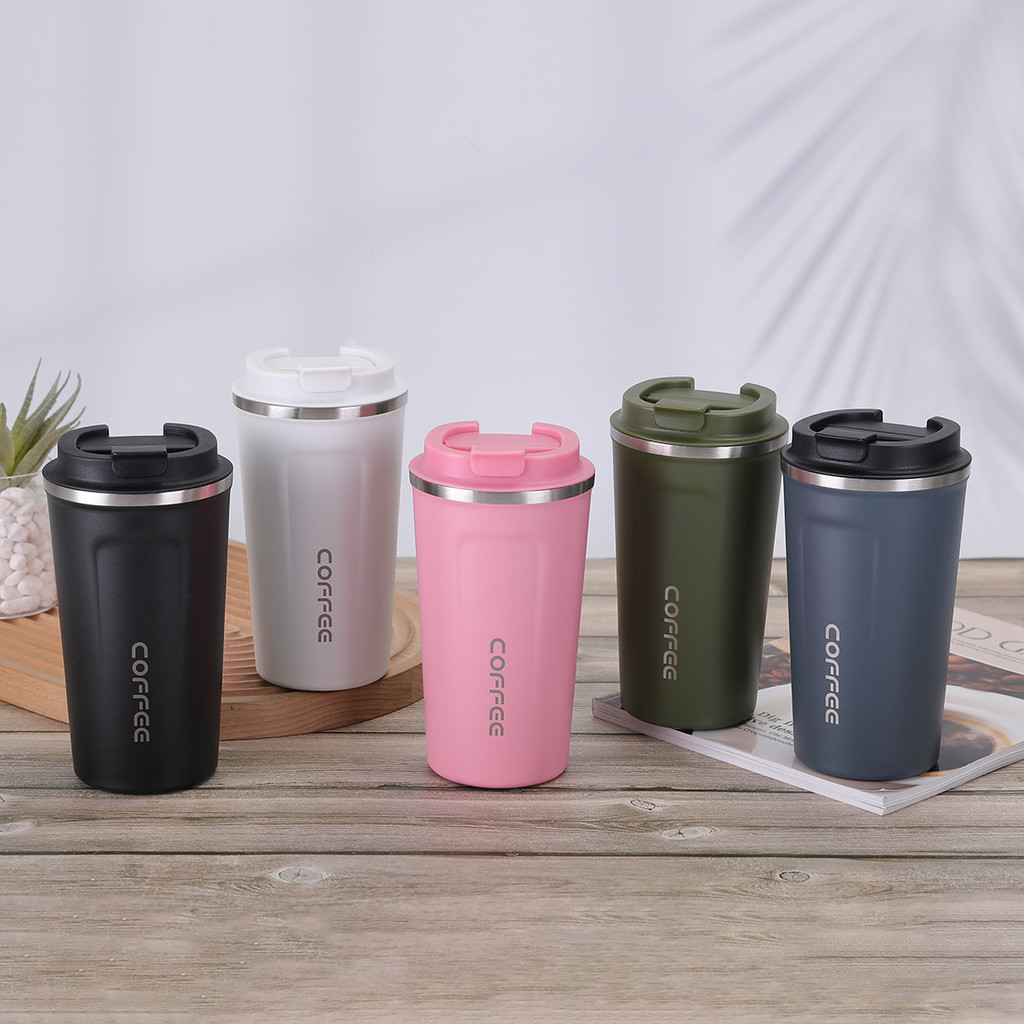 304 Stainless Steel Coffee Cup Portable Cooler Cup Vacuum Insulation ...