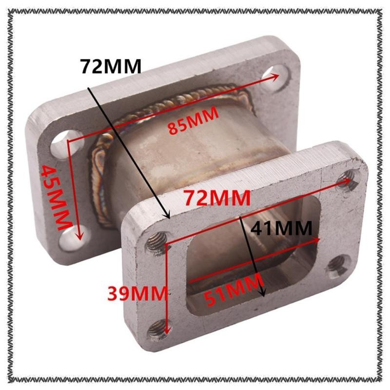 [MCA] for T25 T2 to T3 Stainless Steel Exhaust Adapter Flange External | Shopee Malaysia