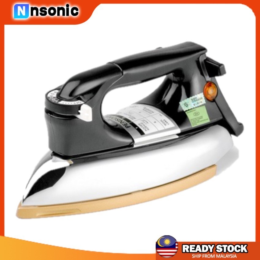 Pensonic 1200W Heavy Dry Iron 1.8KG PI-600 (Seterika Baju Seterika ...
