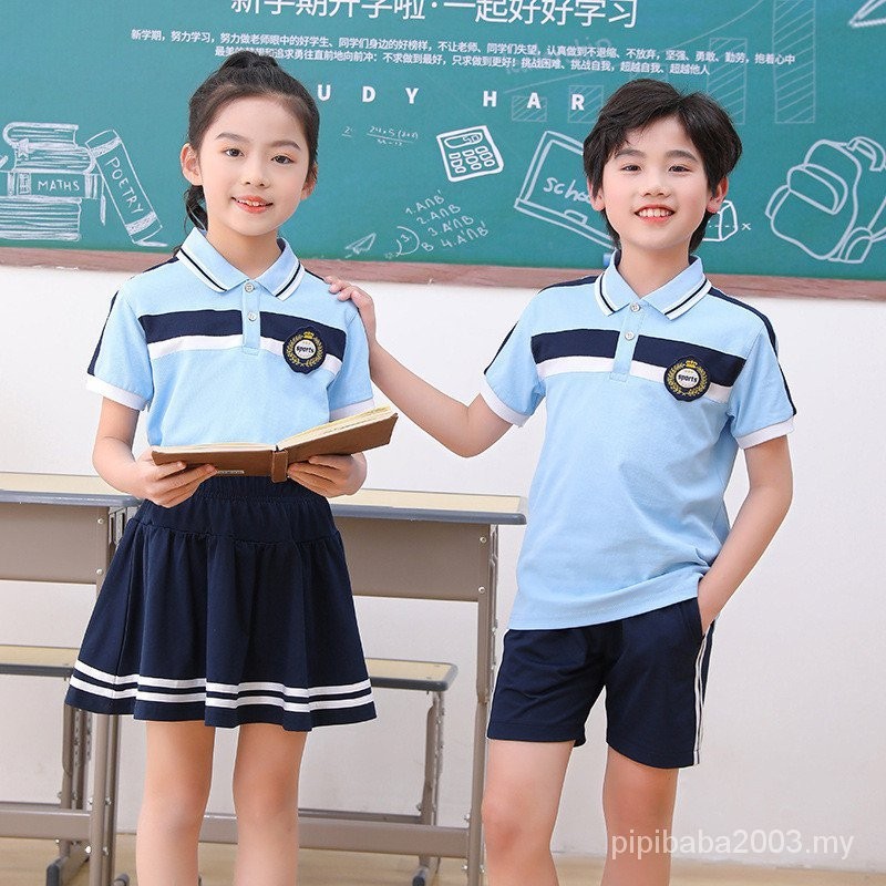 New Product Kindergarten Uniform Summer British Preppy Style Children's School Uniform Suit ...