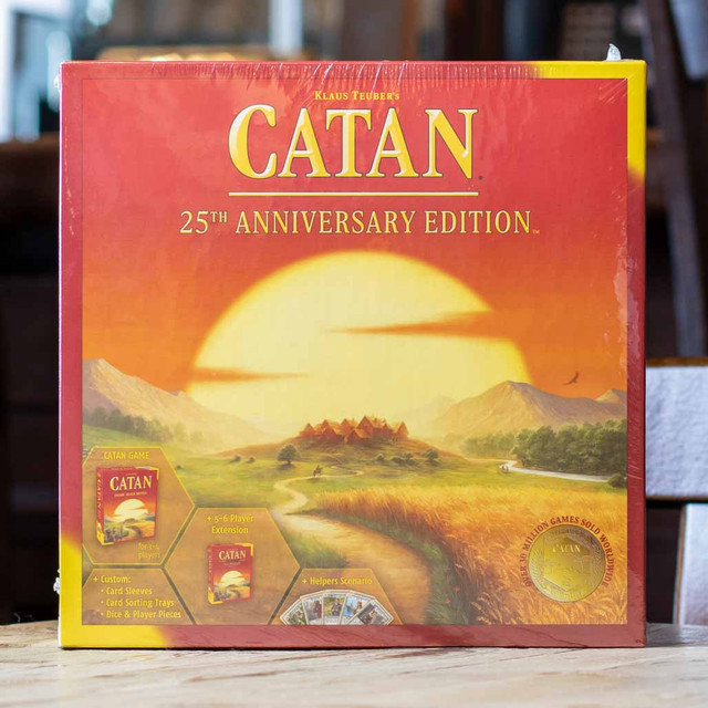 Board Game Catan 25Th Anniversary Edition Strategy Game | Shopee Malaysia