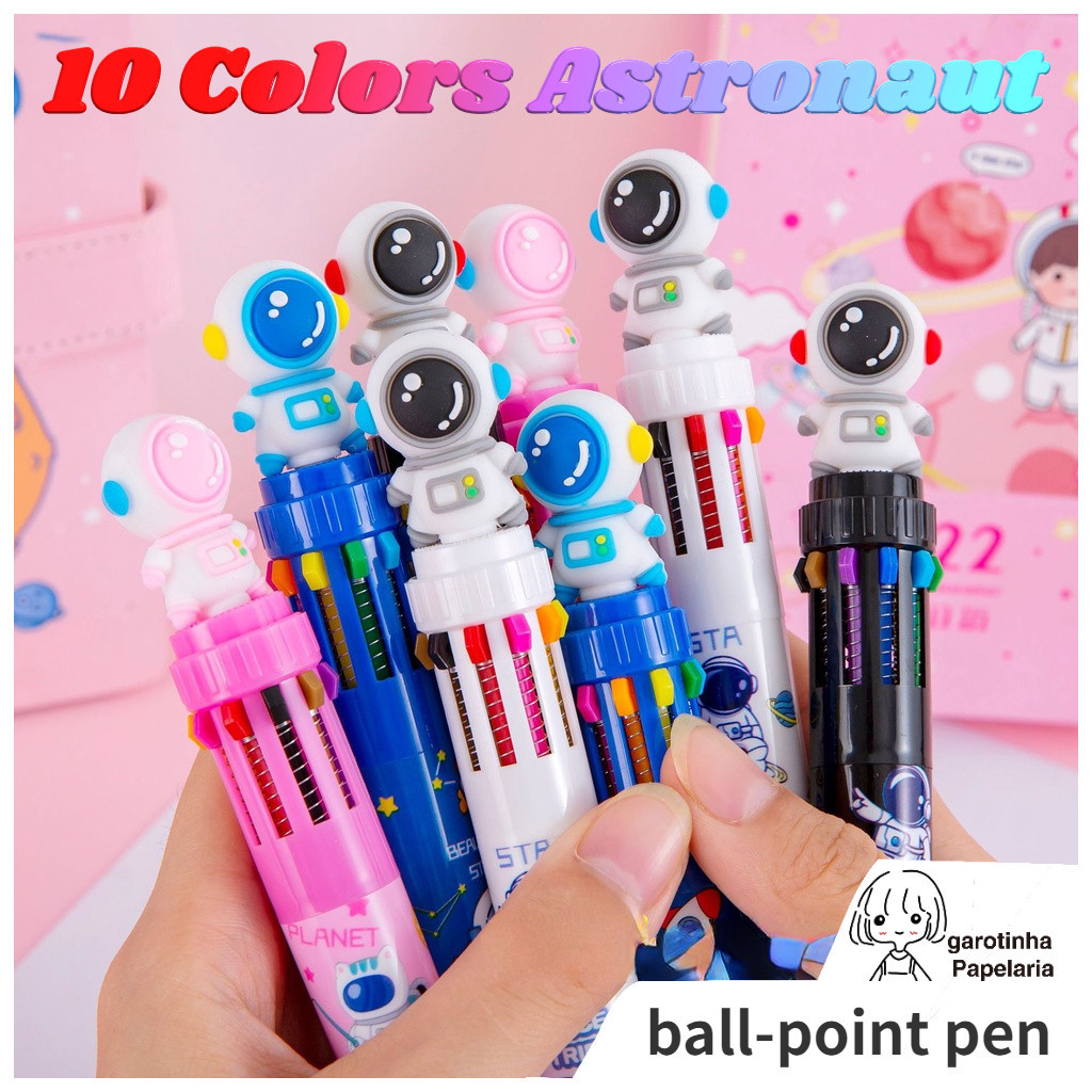 10 colour cute cartoon pen Unicorn Multicolour Ballpoint Pen Student ...
