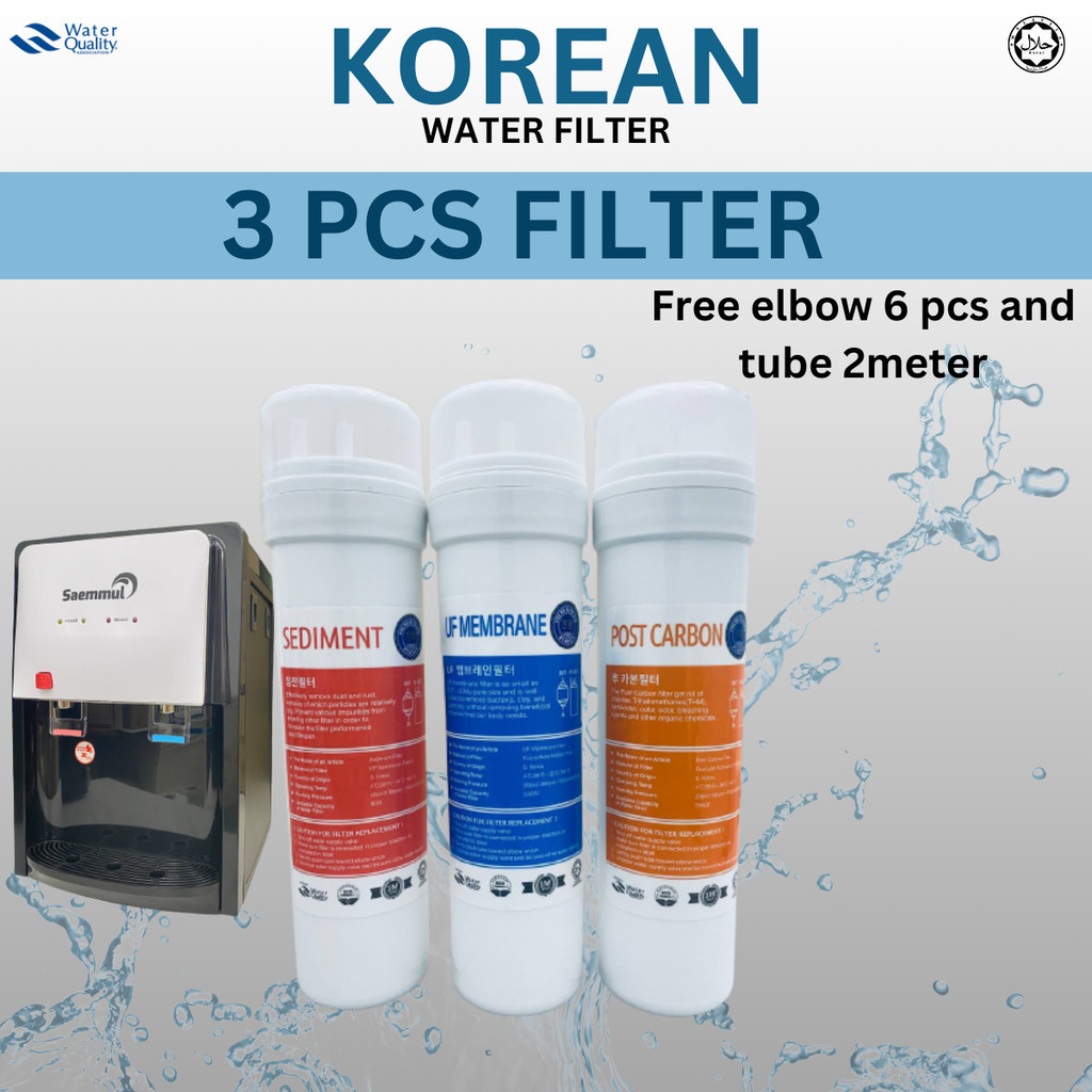 Halal Water Filter 8-inch UF Set Certified Halal & Universal Fits Most ...
