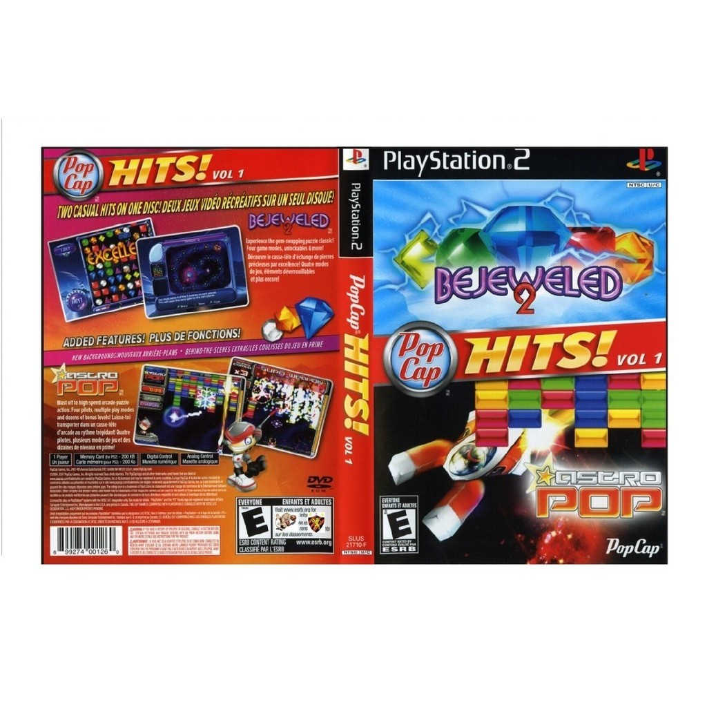 （PS2 Games CD DVD）PS2 Pop Cap Hits- VOL 01 (DVD Game) | Shopee Malaysia
