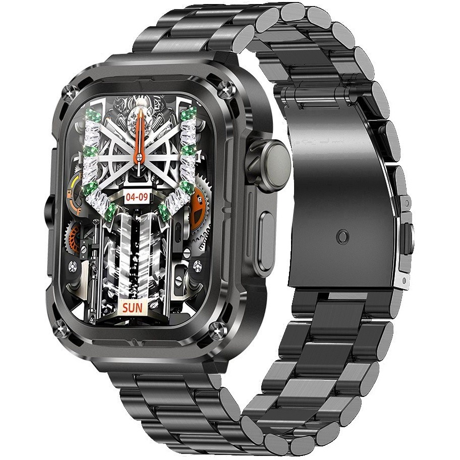 Z85 Max Smart Watch Waterproof 3 Straps Compass Android Smartwatch HD ...