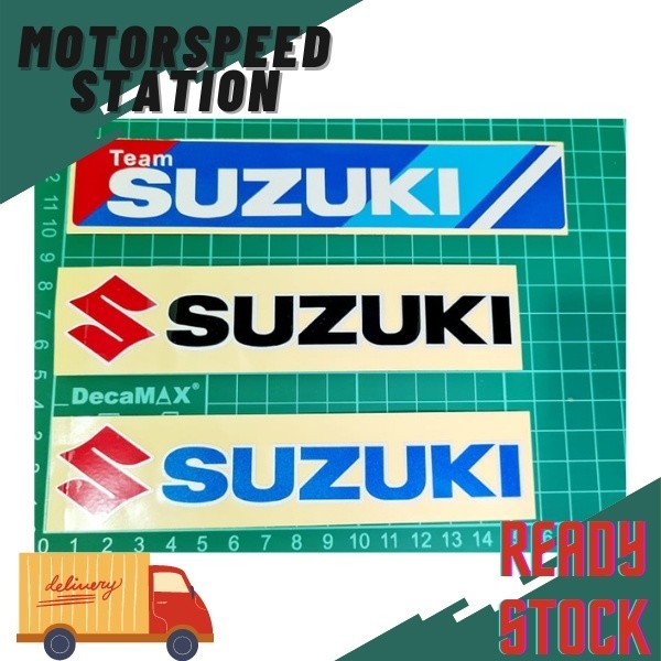 STICKER CUTTING REFLECTIVE Suzuki Team PANTUL Stiker Motor | Shopee ...
