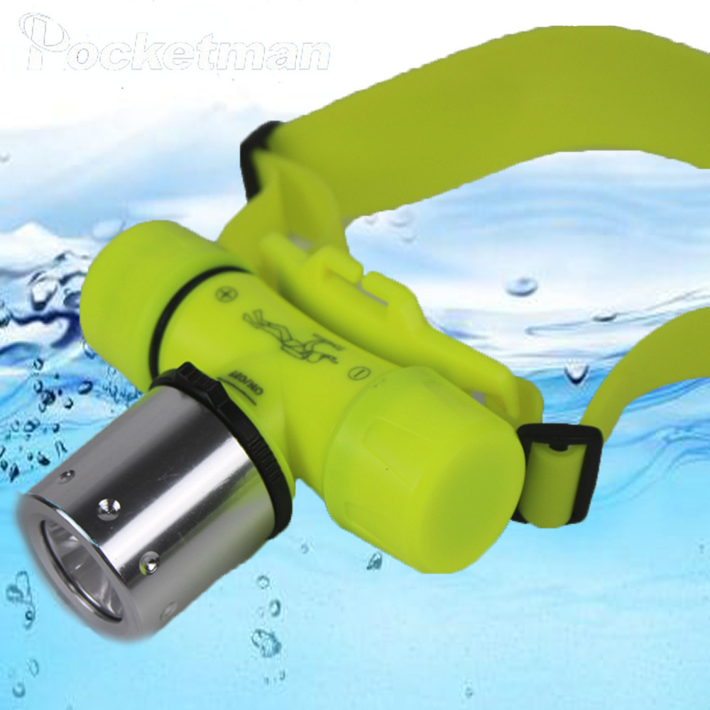 Diving Headlamp IPX8 Waterproof Dive Suits Lamp Light Underwater 60m ...