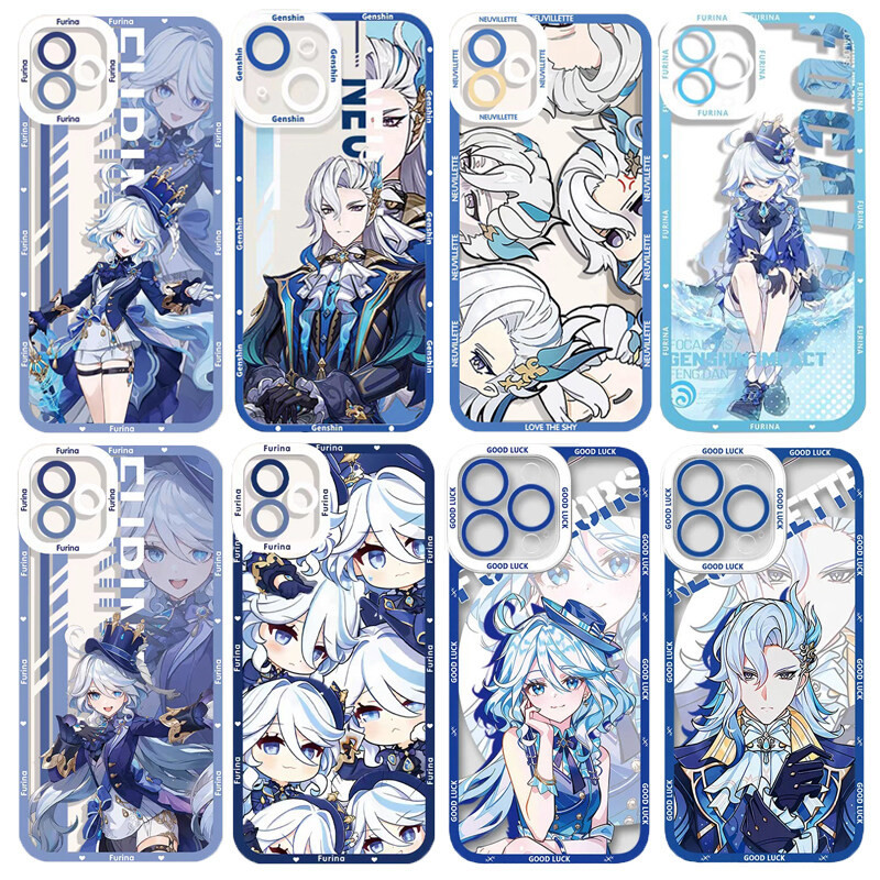 Genshin Impact Furina Neuvillette Phone Case Compatible For iPhone 11 ...