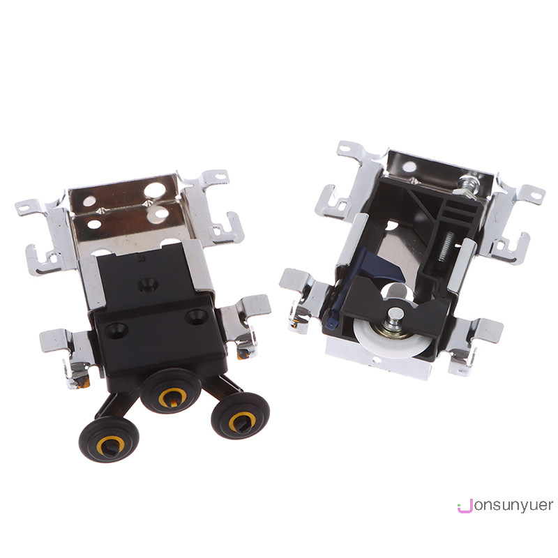 [Jonsunyuer] Sliding Wardrobe Door Part Top/bottom Down Wheels/Runner ...