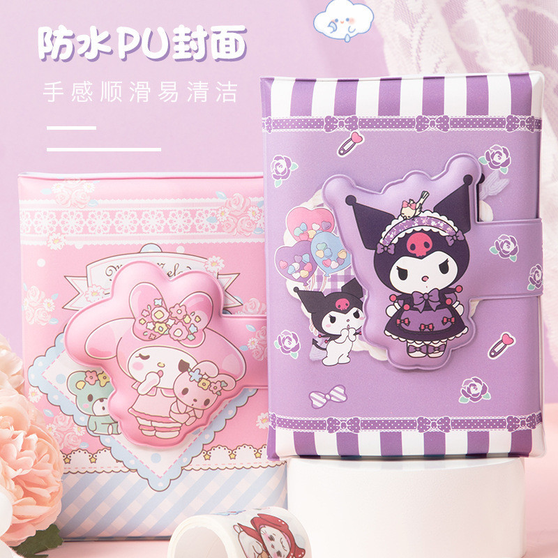Cartoon Sanrio Decompression Notebook Notepad High-value Magnetic ...