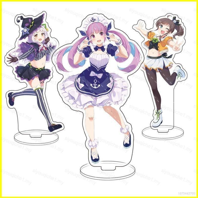 Hololive Figure Anime Model Toys Virtual Vtuber Plate Holder Standee ...