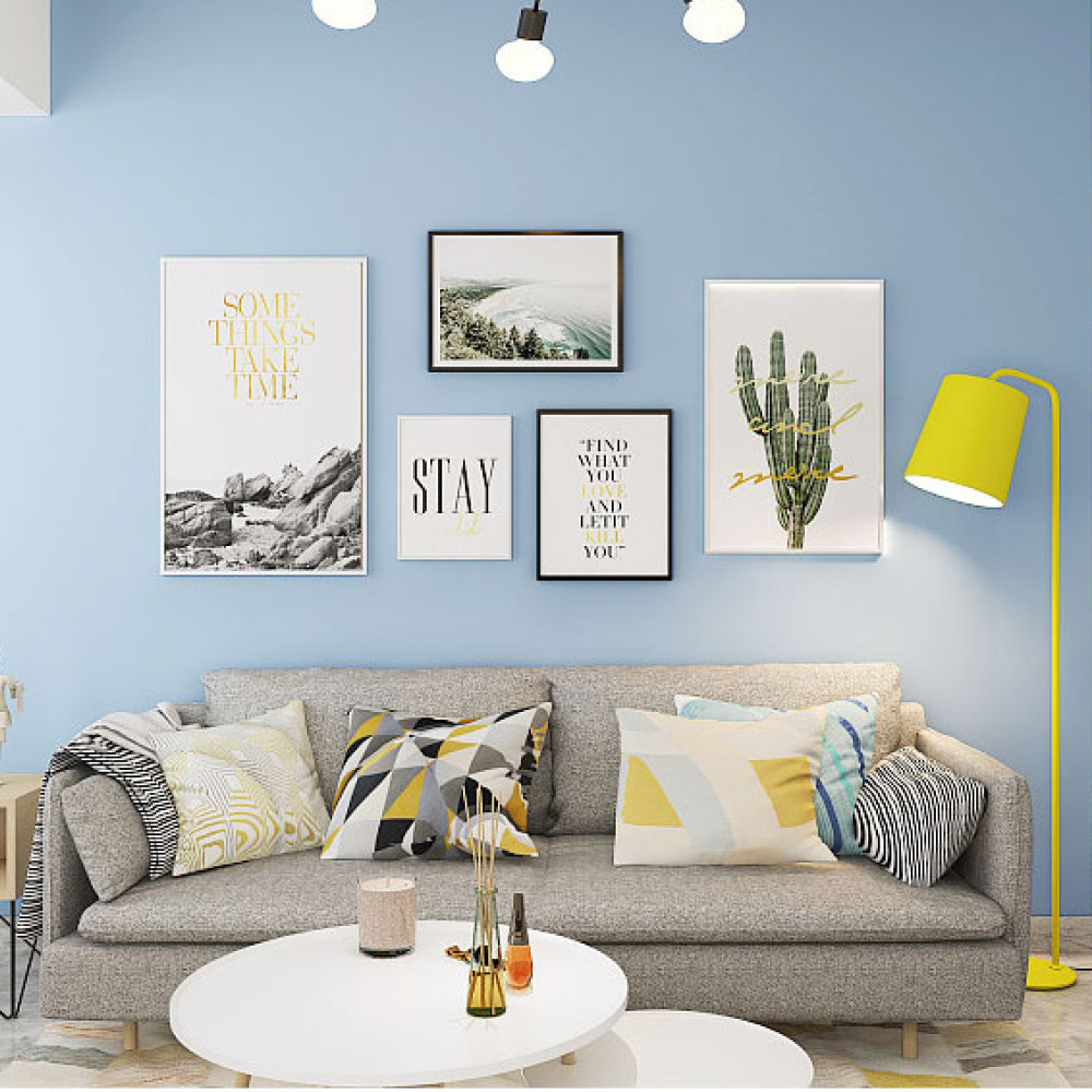 [No Cutting] Self Adhesive Wall Sticker Wallpaper Dinding Pelekat ...