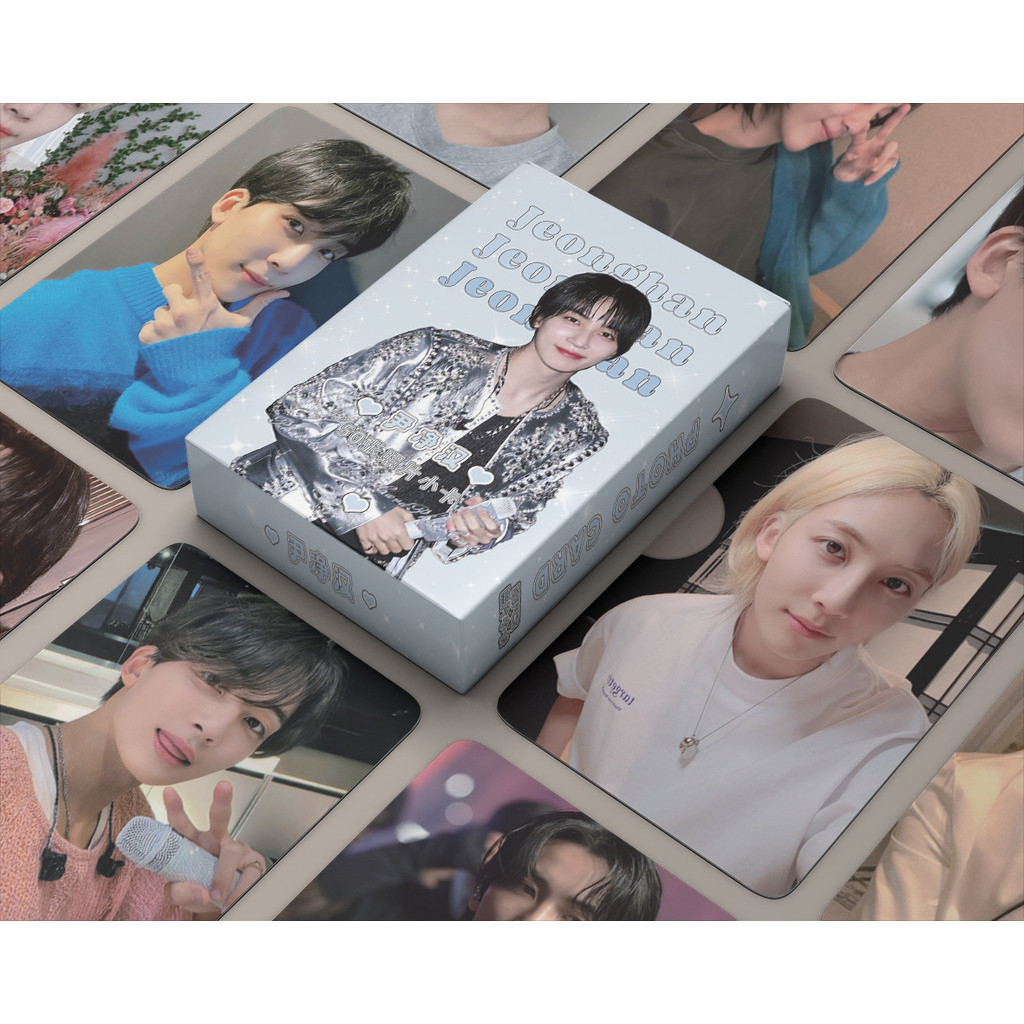50-55pcs SEVENTEEN Holographic Laser LOMO Cards HipHop 17 IS RIGHT HERE Joshua S.Coups Hoshi ...