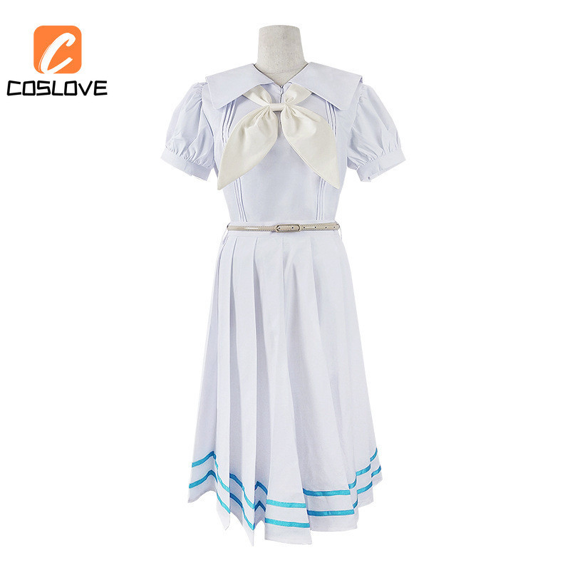 Anime Beastars Haru Cosplay Clothing Suit for Girl White Dress School ...